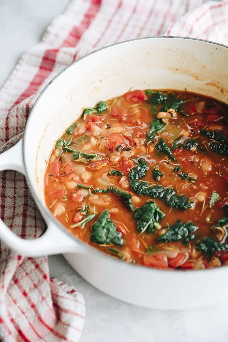 Tuscan White Bean Soup The Healthy Maven Brightening Care