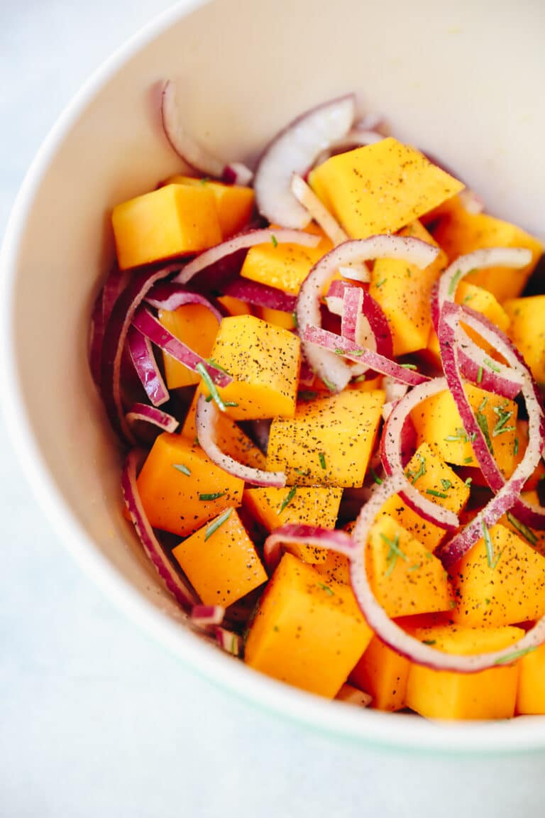 Easy Roasted Rosemary Butternut Squash - The Healthy Maven
