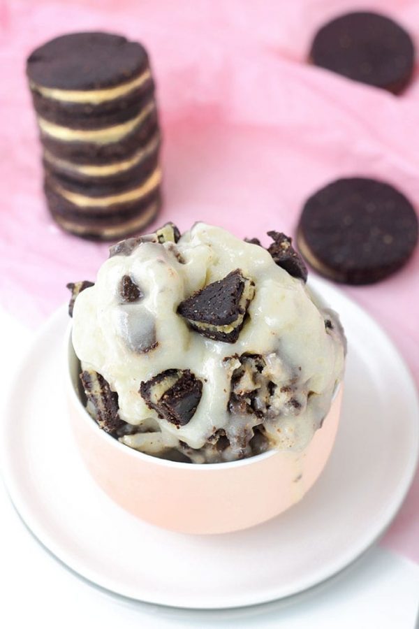 Cookies and Cream Banana Soft Serve