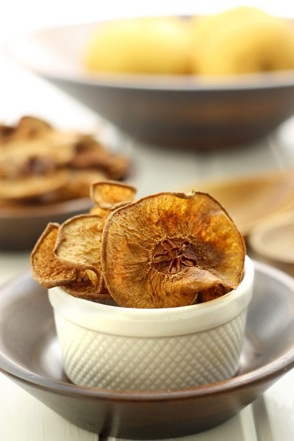 Baked Asian Pear Chips - The Healthy Maven