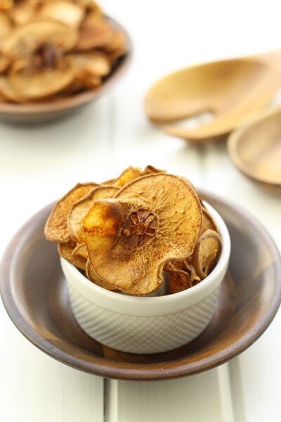 Baked Asian Pear Chips - The Healthy Maven