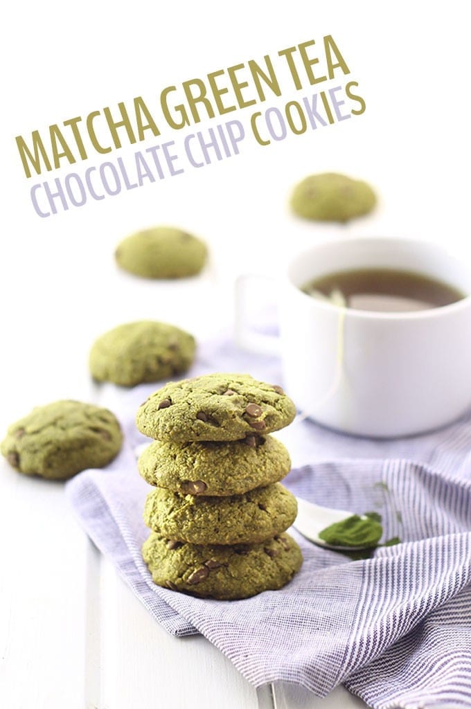 Matcha Green Tea Chocolate Chip Cookies | The Healthy Maven | Bloglovin’