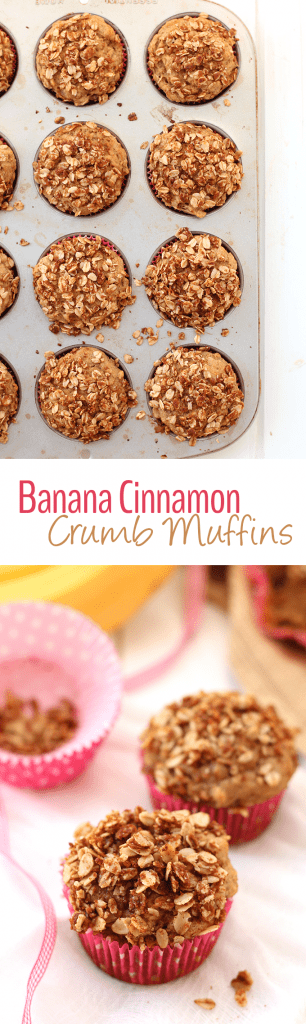 Banana Cinnamon Crumb Muffins - The Healthy Maven