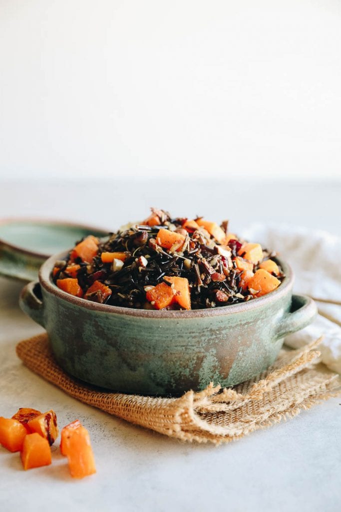 Butternut Squash and Wild Rice Pilaf - The Healthy Maven