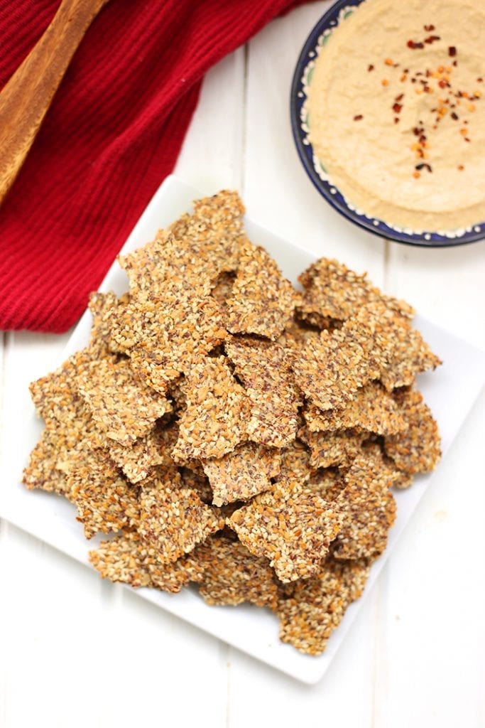 SuperSeed Crackers Recipe [In The Oven] - The Healthy Maven