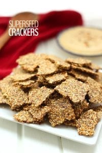 SuperSeed Crackers Recipe [In The Oven] - The Healthy Maven