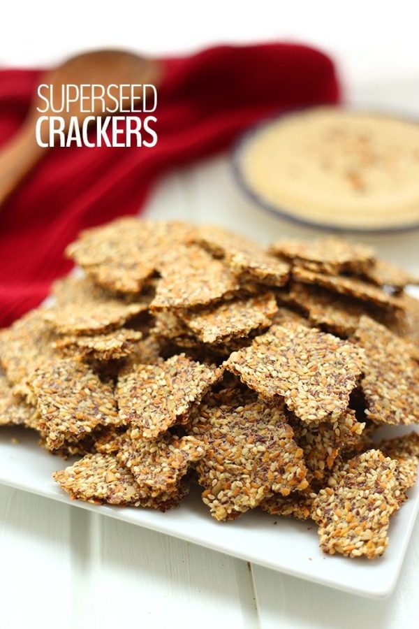 SuperSeed Crackers Recipe [In The Oven] - The Healthy Maven