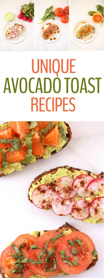 Unique Avocado Toast Recipes - The Healthy Maven