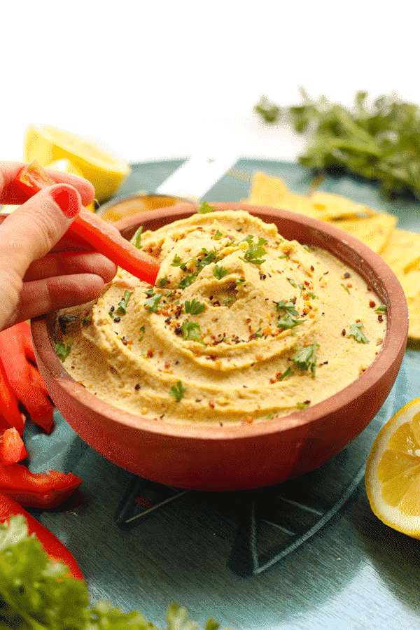 Lemon Hemp Hummus - The Healthy Maven