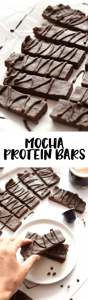 Healthy Mocha Protein Bars - The Healthy Maven