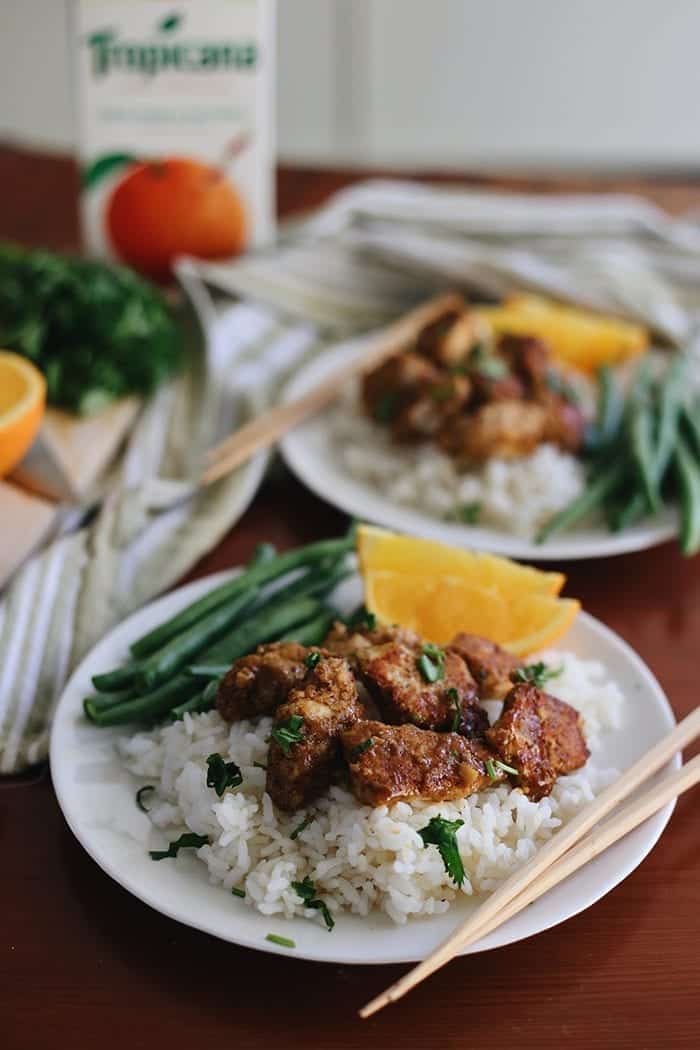 Sticky Orange Chicken - The Healthy Maven