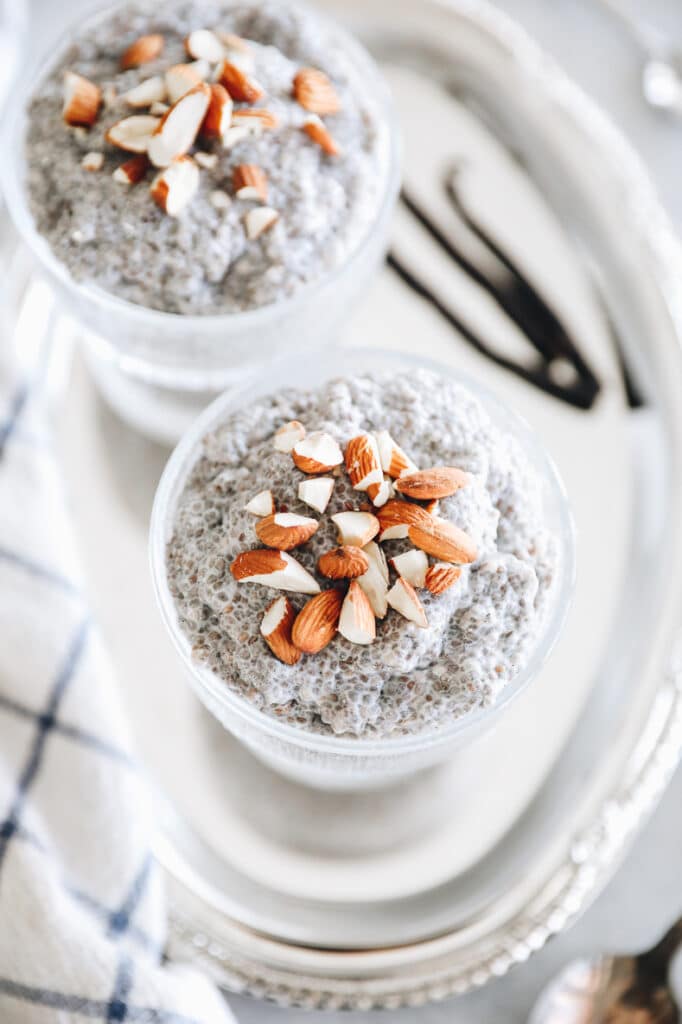 Classic Vanilla Chia Pudding [4 Ingredients!] - The Healthy Maven