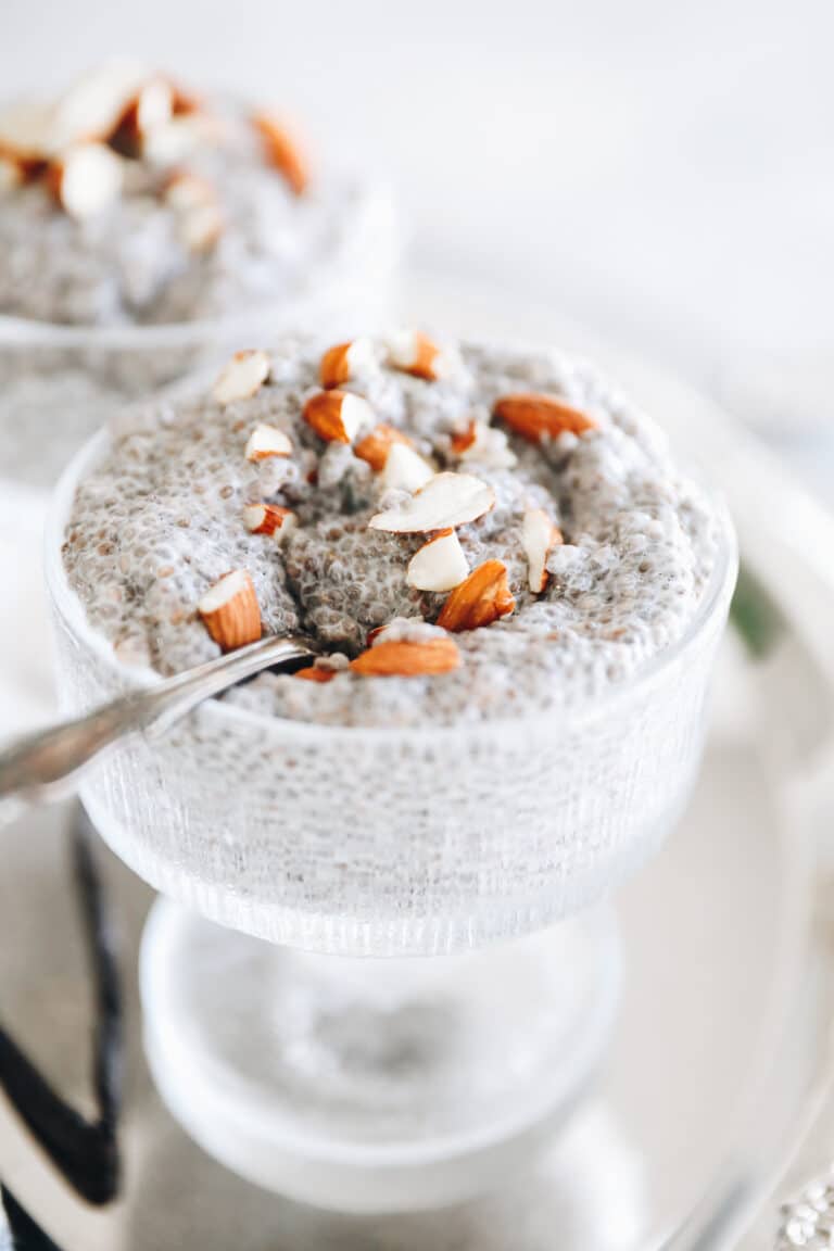 Classic Vanilla Chia Pudding [4 Ingredients!] - The Healthy Maven