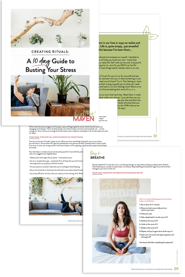 10 Days to Stress Relief [FREE Guide] - The Healthy Maven