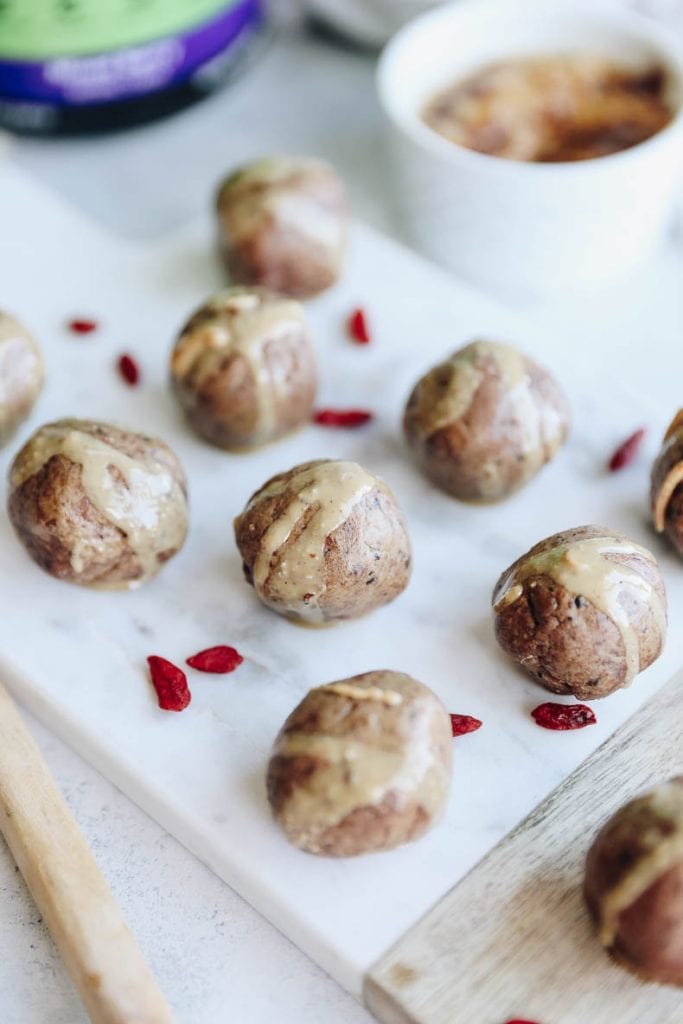 PB&J Superfood Energy Balls - The Healthy Maven