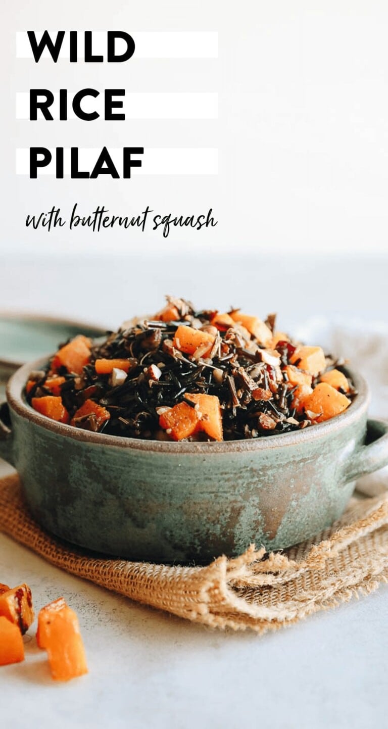 Butternut Squash and Wild Rice Pilaf - The Healthy Maven