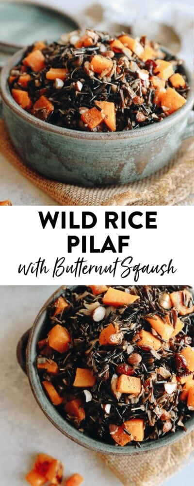 Butternut Squash and Wild Rice Pilaf - The Healthy Maven