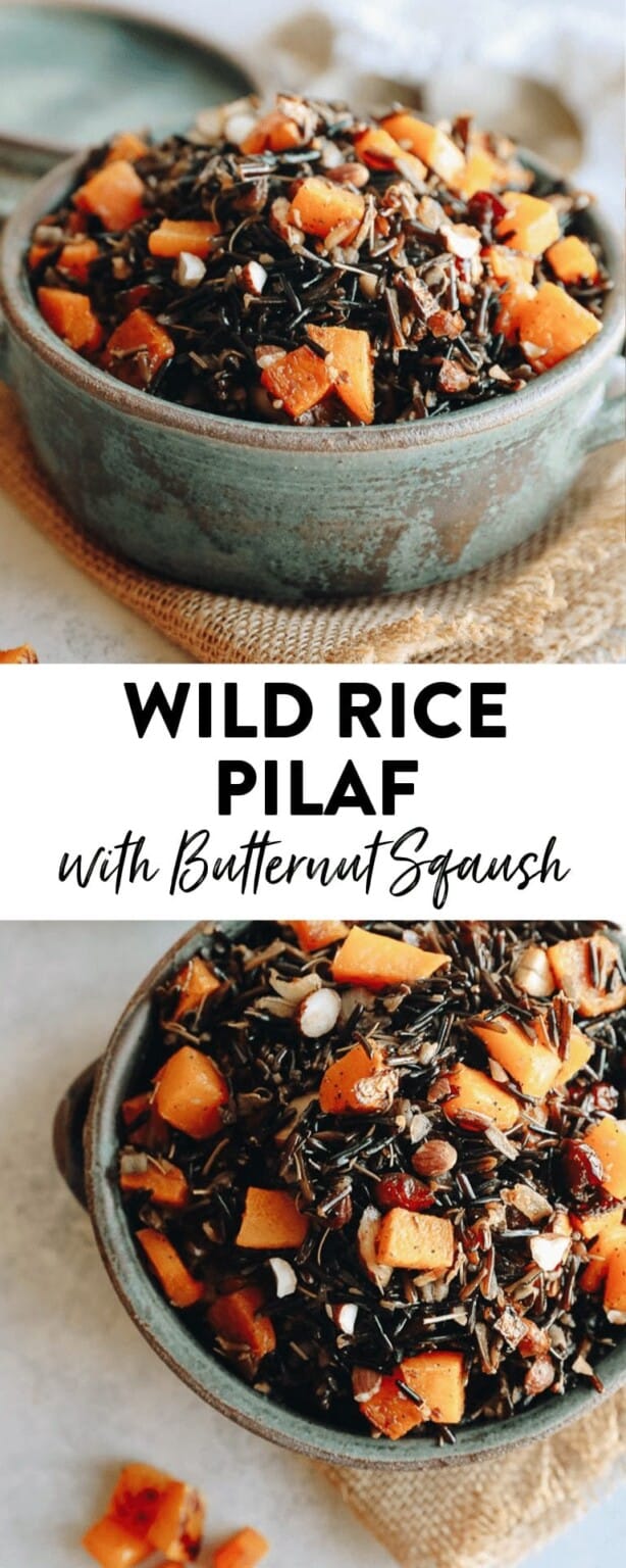 Butternut Squash and Wild Rice Pilaf - The Healthy Maven
