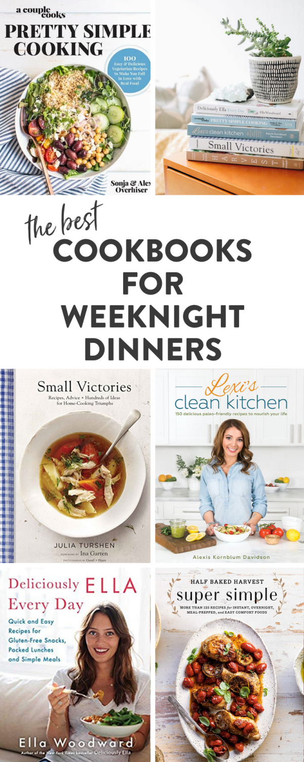The Best Cookbooks for Weeknight Dinner Inspiration - The Healthy Maven