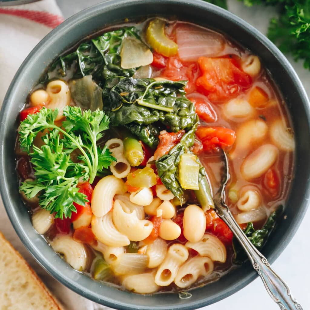 The Best Minestrone Soup Recipe - The Healthy Maven