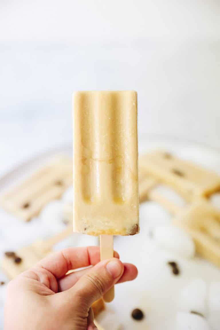 Creamy Cold Brew Ice Pops - The Healthy Maven