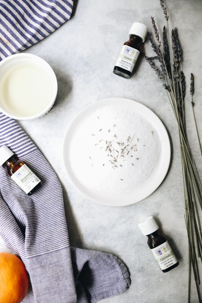 Exfoliating Salt Scrub Recipe [DIY Body Scrub]