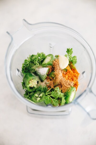 How to Make Zhug/Skhug [Yemeni Hot Sauce Recipe] - The Healthy Maven