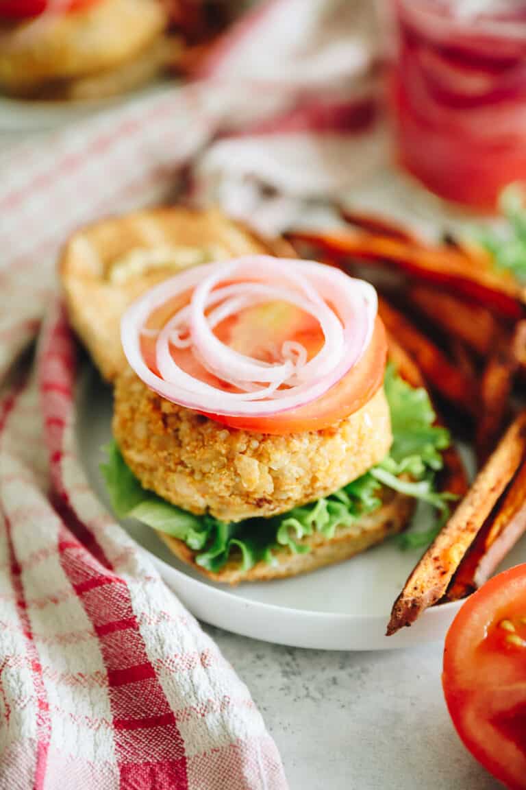 BEST Quinoa Burger Recipe - The Healthy Maven