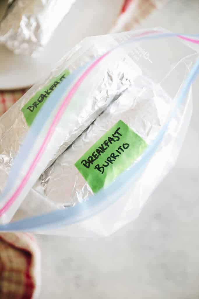 Make-Ahead Frozen Breakfast Burritos - The Healthy Maven