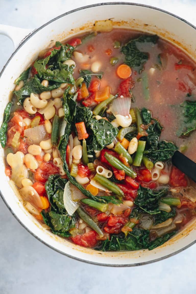 Classic Minestrone Soup Recipe - The Healthy Maven