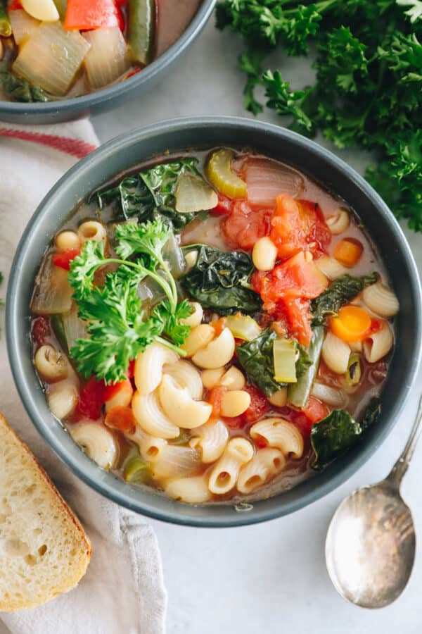 Classic Minestrone Soup Recipe - The Healthy Maven
