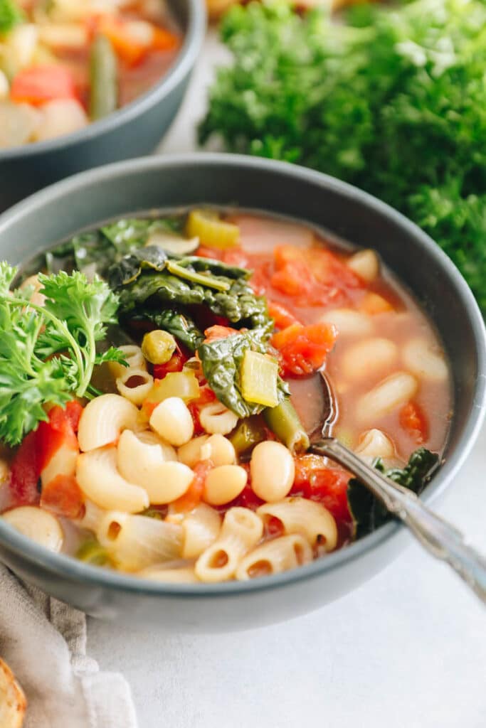 Classic Minestrone Soup Recipe - The Healthy Maven