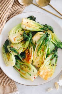 Sautéed Baby Bok Choy Recipe - The Healthy Maven