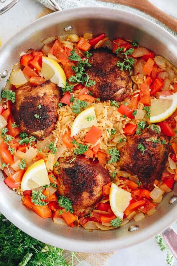 One-Pot Paprika Chicken and Rice - The Healthy Maven