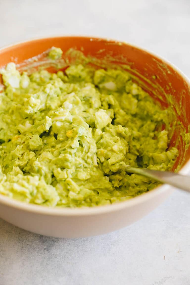 Avocado Egg Salad [No Mayo!] - The Healthy Maven