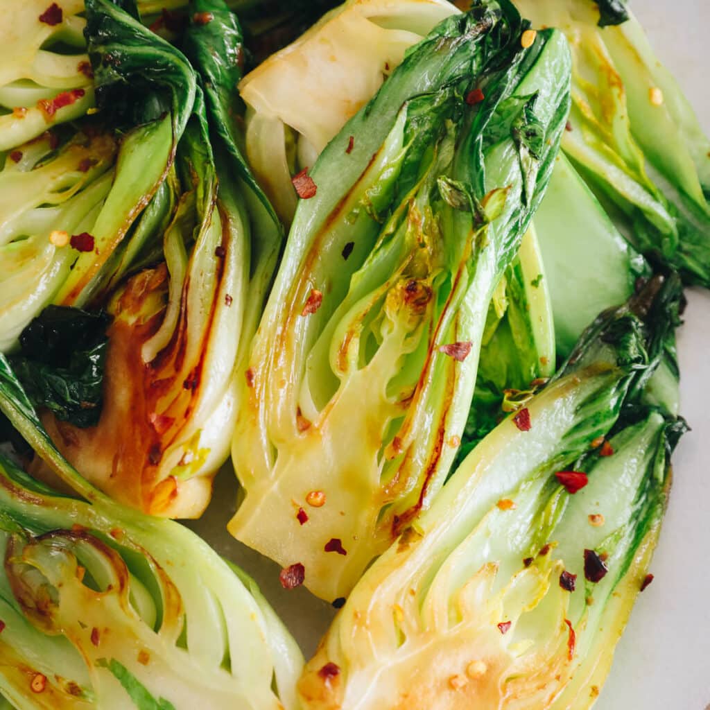 Garlic Baby Bok Choy Recipe - The Healthy Maven