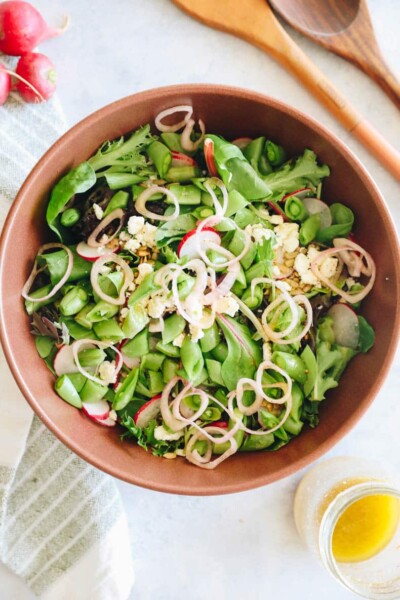 Spring Mix Salad Recipe - The Healthy Maven