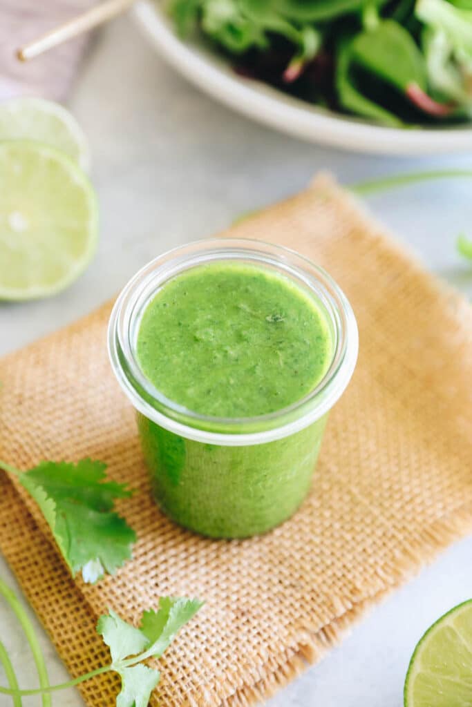 Fresh Cilantro Lime Dressing [Easy + Fast!] - The Healthy Maven