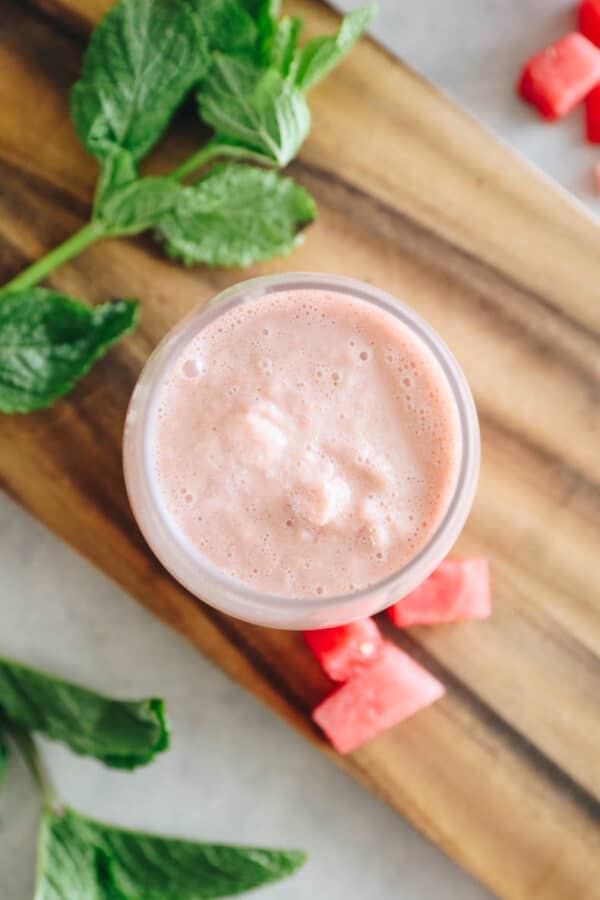 Creamy Watermelon Smoothie - The Healthy Maven