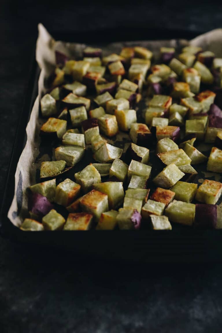 Roasted Japanese Sweet Potato - The Healthy Maven