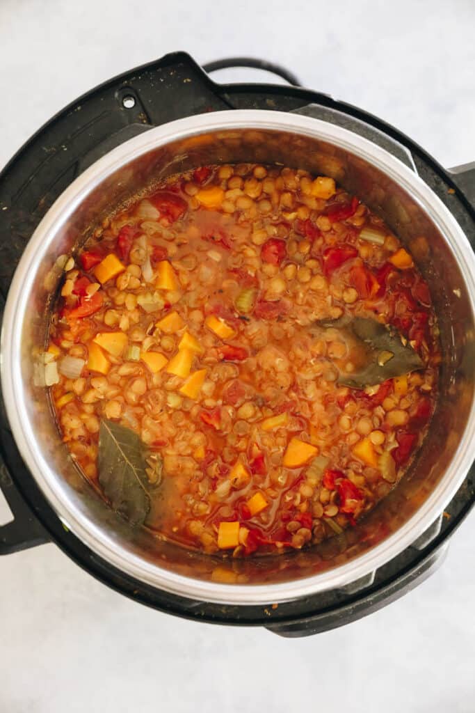 Instant Pot Lentil Soup - The Healthy Maven