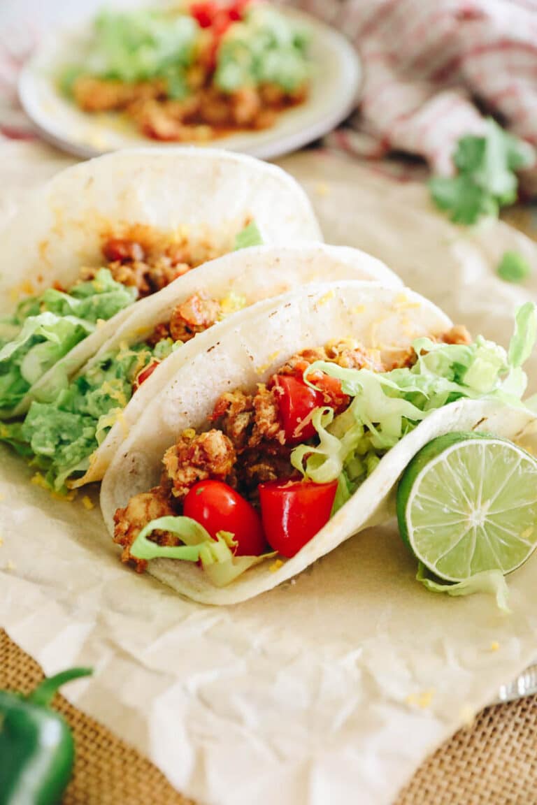 One-Skillet Turkey Tacos - The Healthy Maven