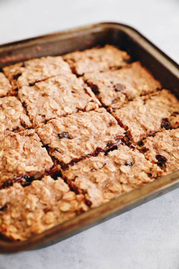 Oatmeal Breakfast Bars - The Healthy Maven