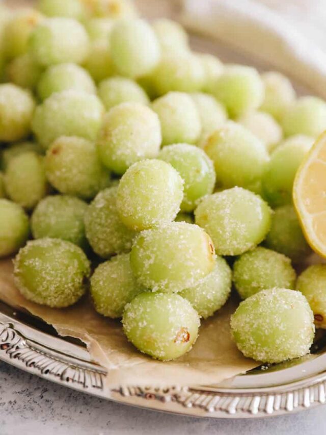 3-Ingredient Candy Grapes - The Healthy Maven