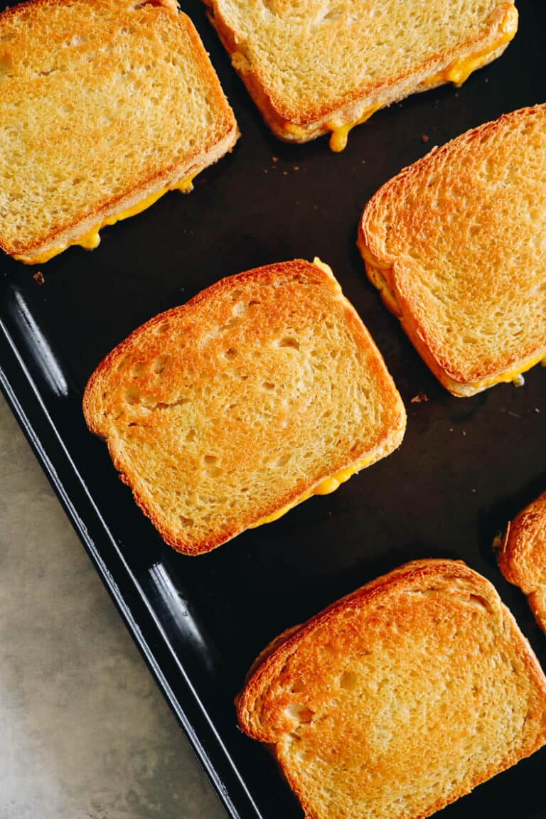 Sheet Pan Grilled Cheese Sandwiches - The Healthy Maven