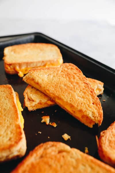 Sheet Pan Grilled Cheese Sandwiches - The Healthy Maven