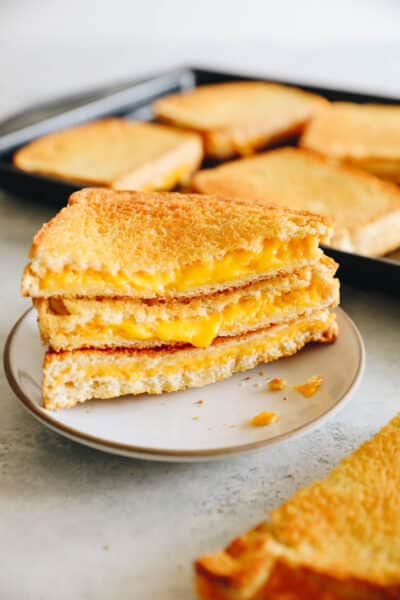 Sheet Pan Grilled Cheese Sandwiches - The Healthy Maven