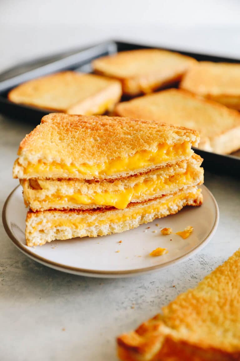 Sheet Pan Grilled Cheese Sandwiches - The Healthy Maven