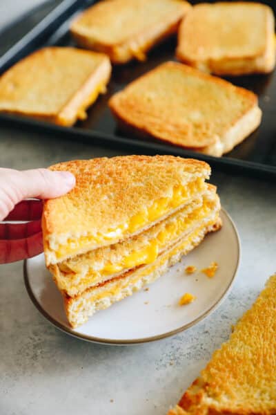 Sheet Pan Grilled Cheese Sandwiches - The Healthy Maven