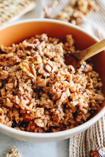 Traditional Charoset Recipe - The Healthy Maven
